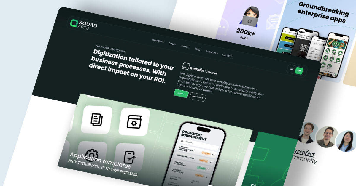 Squad Apps: the #1 Mendix partner